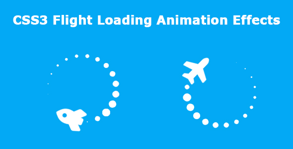 CSS - Animacje i efekty - CSS3 Flight Loading Animation Effects CSS - Animacje i efekty - CSS3 Flight Loading Animation Effects